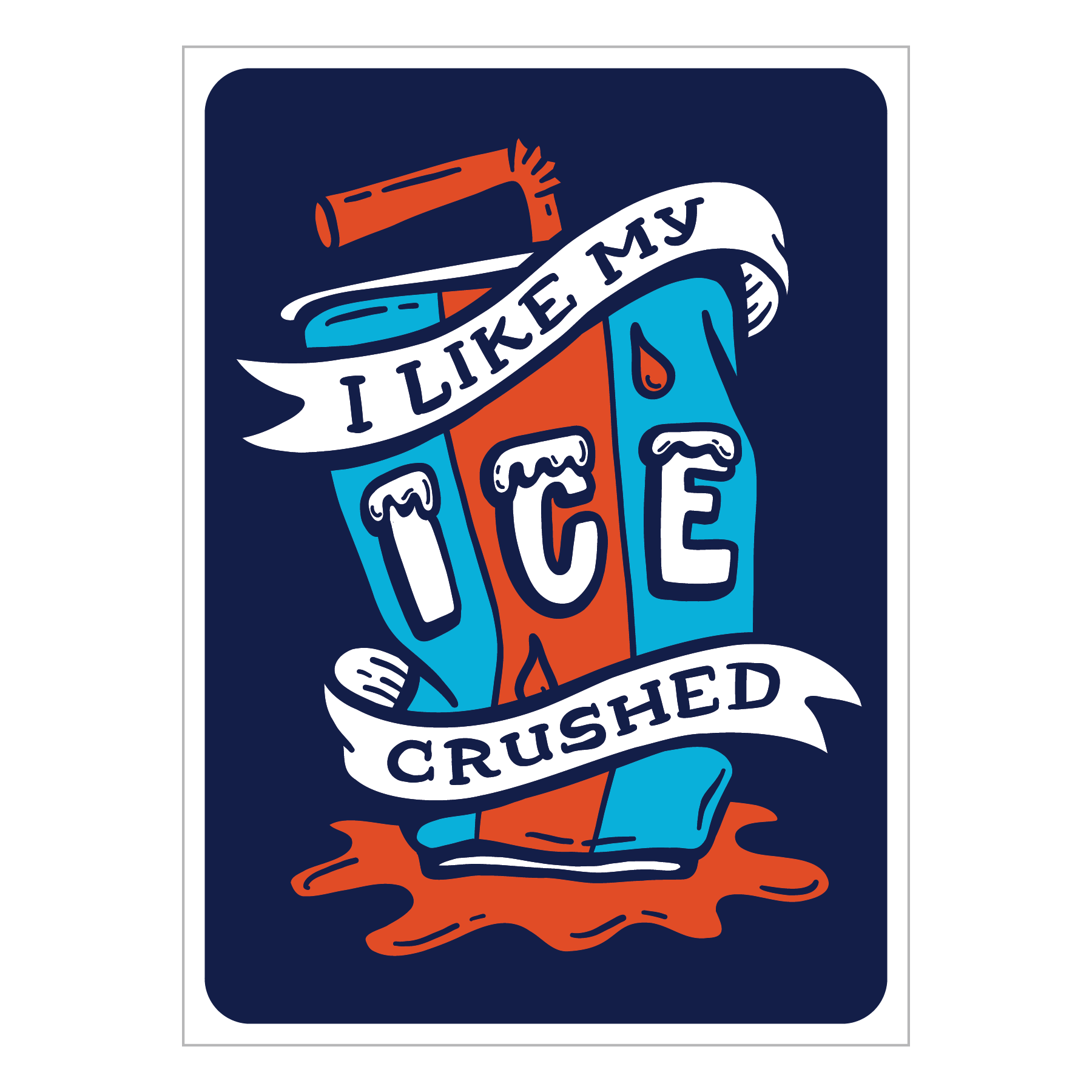 Crushed Ice Postcard (PREORDER) – Shelli Can
