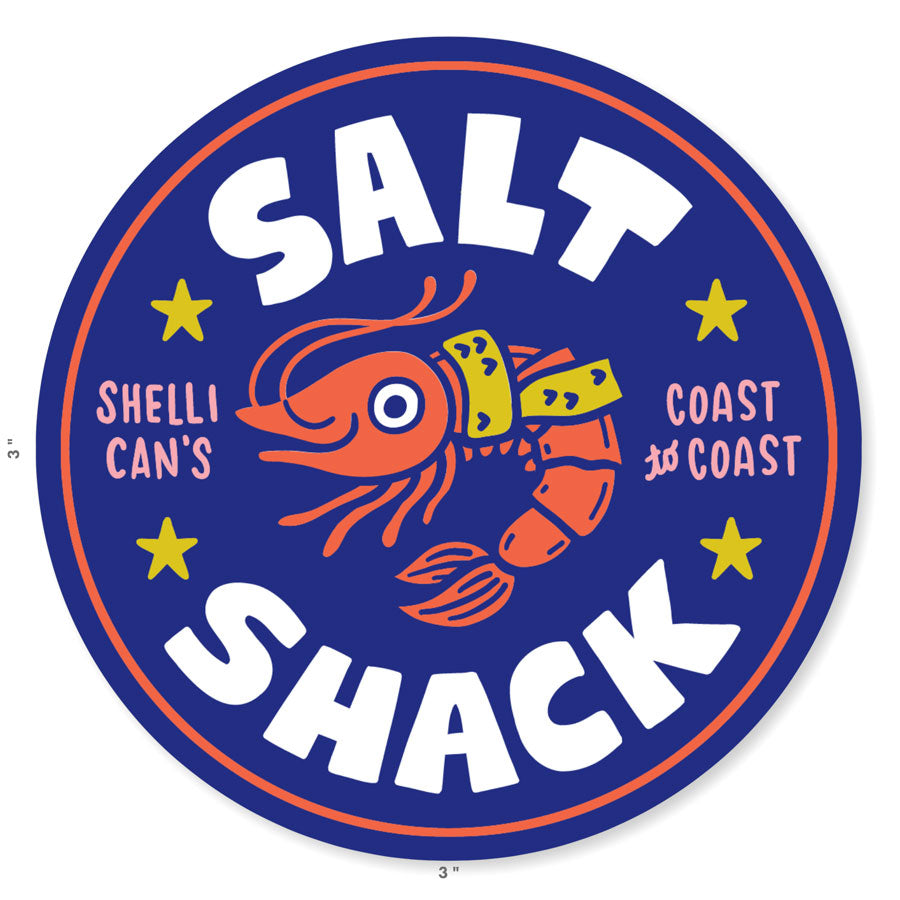 Salt Shack Logo Sticker – Shelli Can